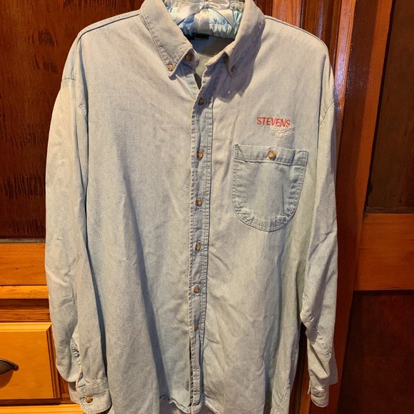 Three Rivers | Shirts | Large Mens Three Rivers Denim Buttondown Shirt ...